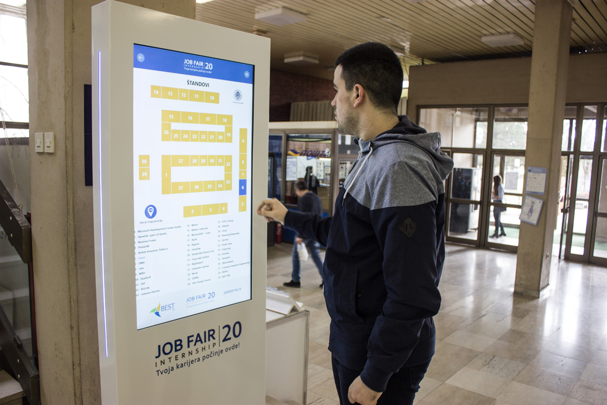 WAYFINDING KIOSK - INTERACTIVE TOUCH DEVICE - Hola Systems EN